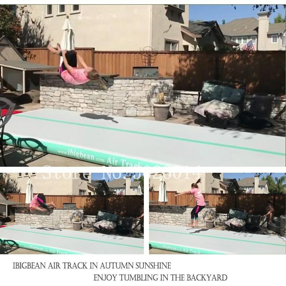 Doublewall 1m Inflatable Gymnastics Air Track Block 4x1x0 - WeFlatables ...