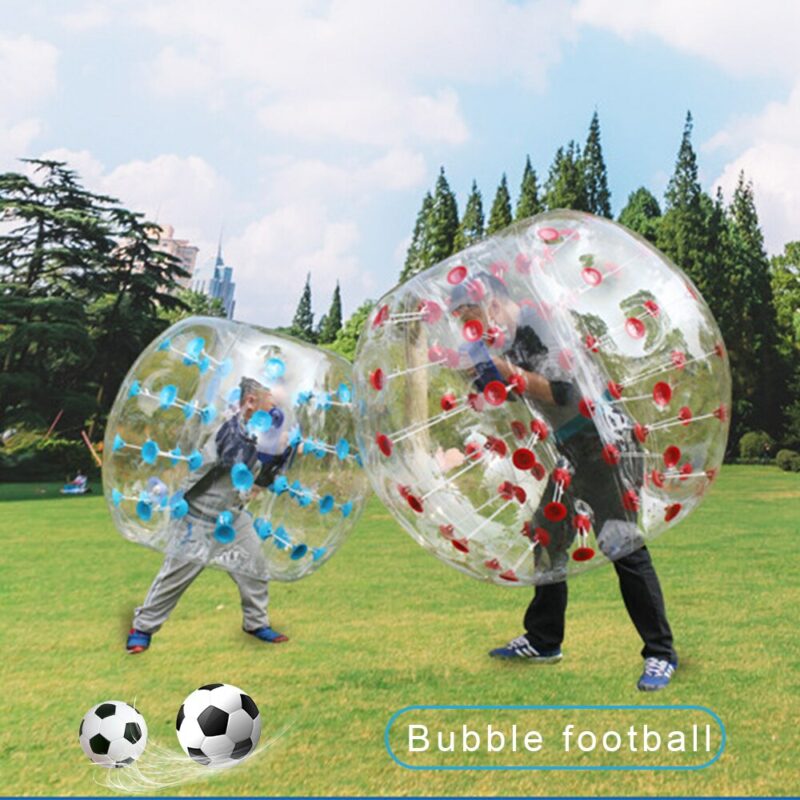 1m Inflatable Zorb Soccer Ball With Pump Family Outdoor Fun Game ...