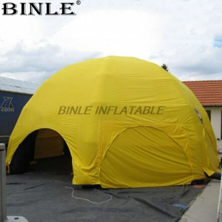 Large Yellow Inflatable Spider Dome Tent For Outdoor Events Advertising ...