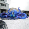 Durable 8m Giant Outdoor Inflatable Octopus Dome Tent For Concerts Dj ...