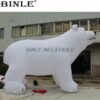 6m Giant Inflatable Polar Bear Cartoon Model Custom Made Advertising ...