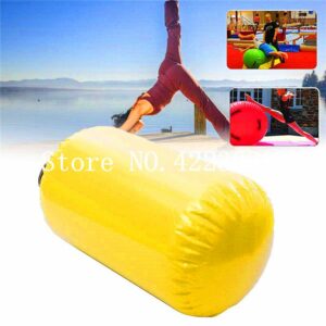 70cm Inflatable Gymnastics Air Roller Barrel Tumble Roll Training ...