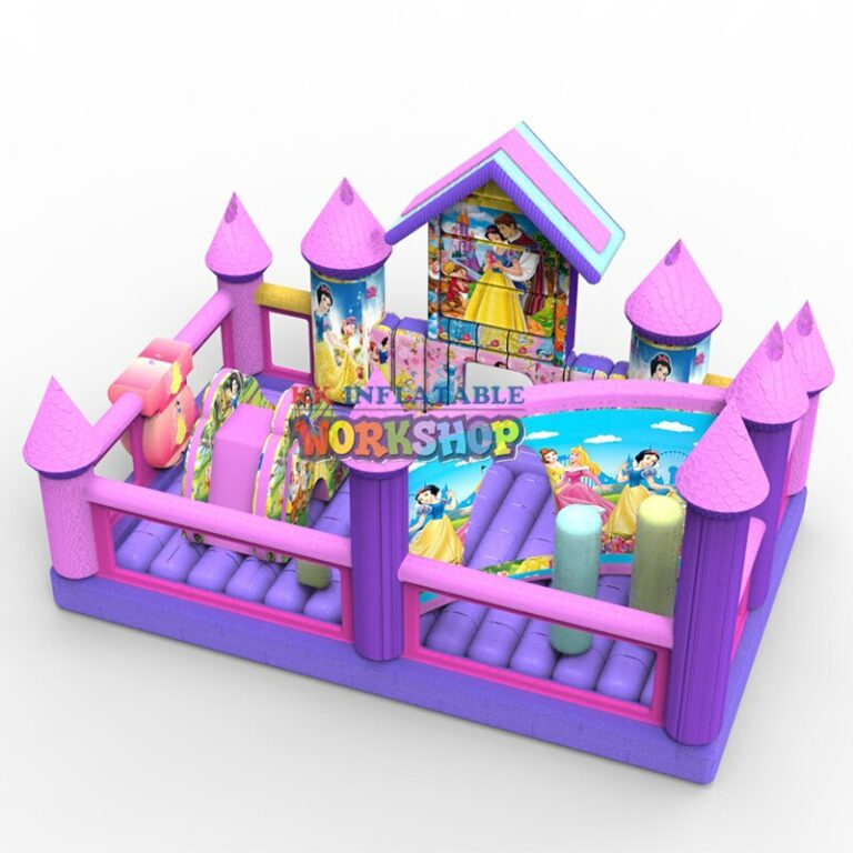 Snow White Themed Inflatable Bouncy Castle For Kids Outdoor Fun ...