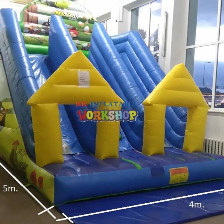 Double Lane Giant Inflatable Sea Slide 5x6m Pvc Ideal For Outdoor Fun ...