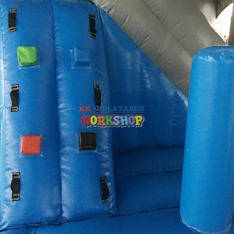 Commercial Inflatable Bouncy Castle With Slide Obstacle For Kids ...