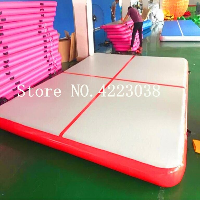 Home Gymnastics Training Inflatable Airtrack Tumbling Mat With Electric ...