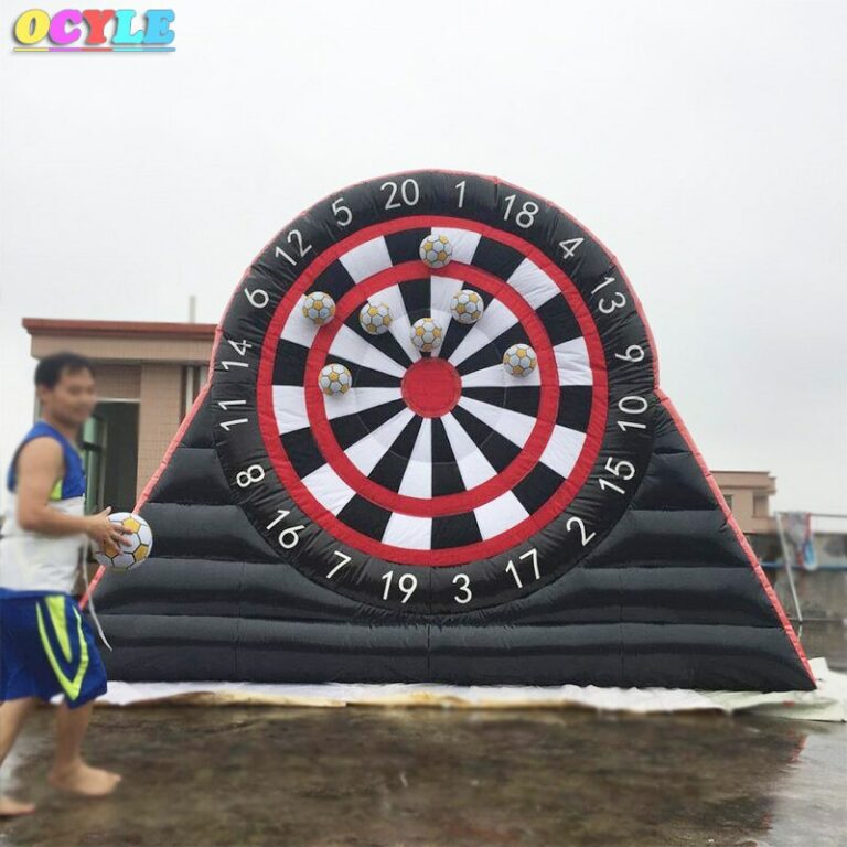 Large 45m Inflatable Foot Dart Board For Football Soccer Games ...