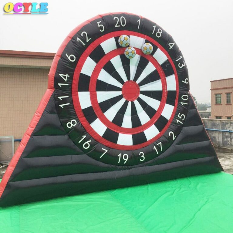 Large 45m Inflatable Foot Dart Board For Football Soccer Games ...