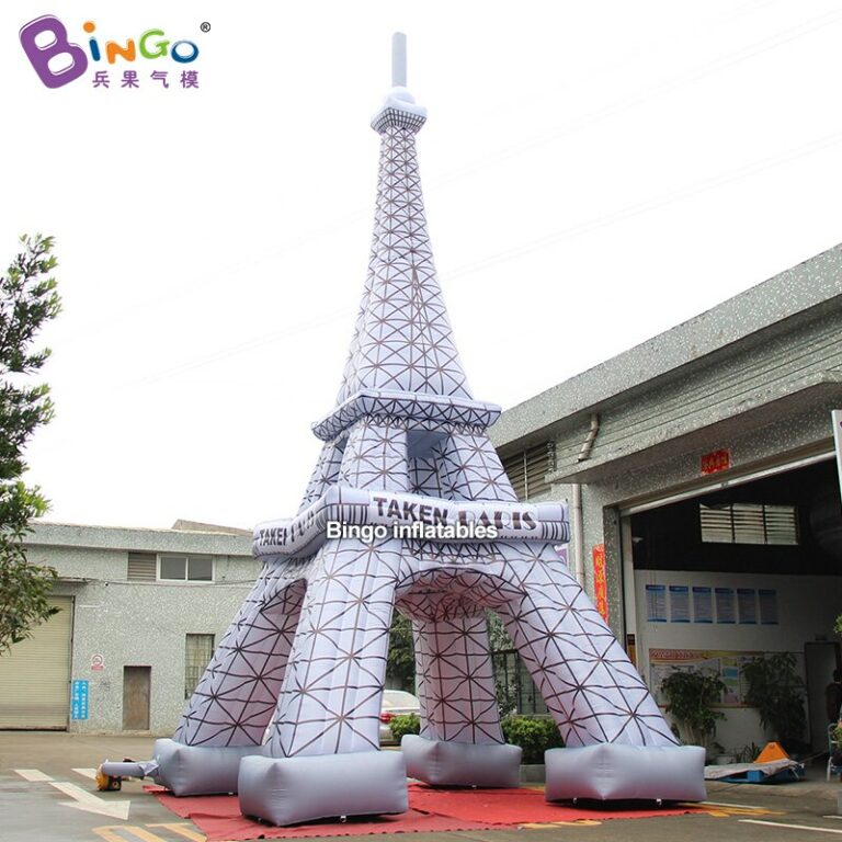 11m Tall Custom Giant Inflatable Eiffel Tower Play Toy - WeFlatables ...