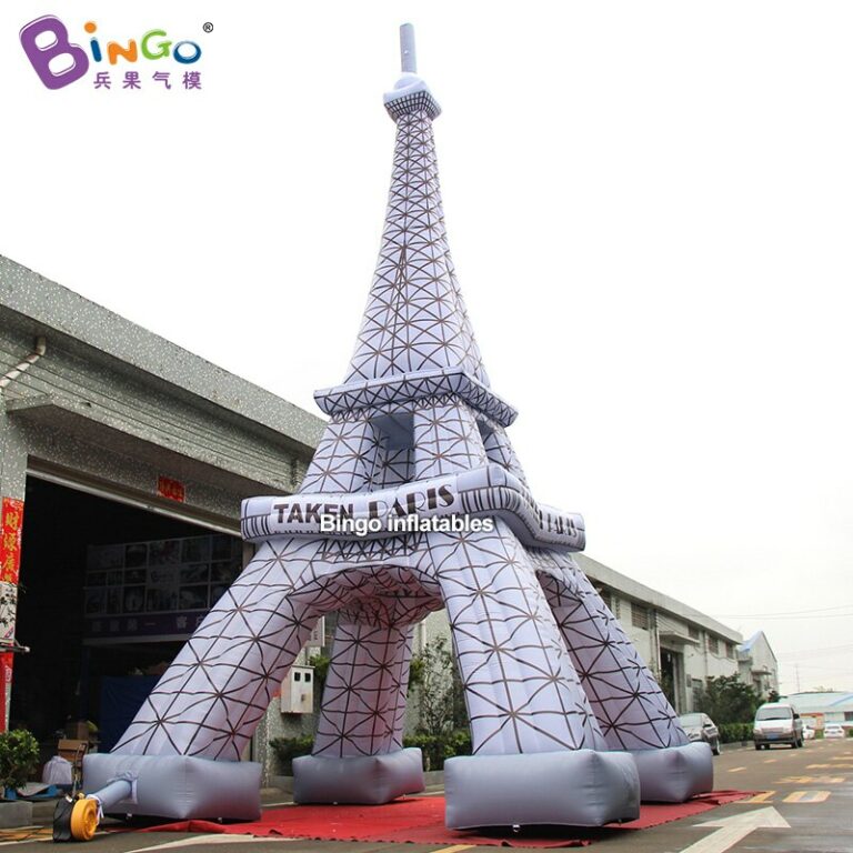11m Tall Custom Giant Inflatable Eiffel Tower Play Toy - WeFlatables ...
