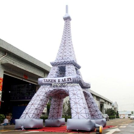 11m Tall Custom Giant Inflatable Eiffel Tower Play Toy - WeFlatables ...