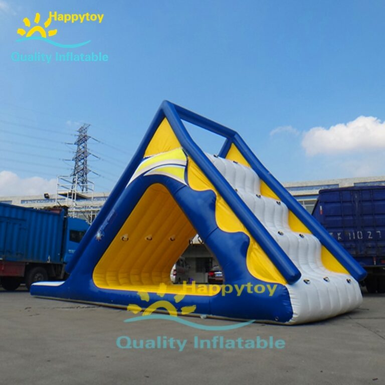 Inflatable Aqua Tower Slide Climbing Water Toy For Sea And Lake Fun ...