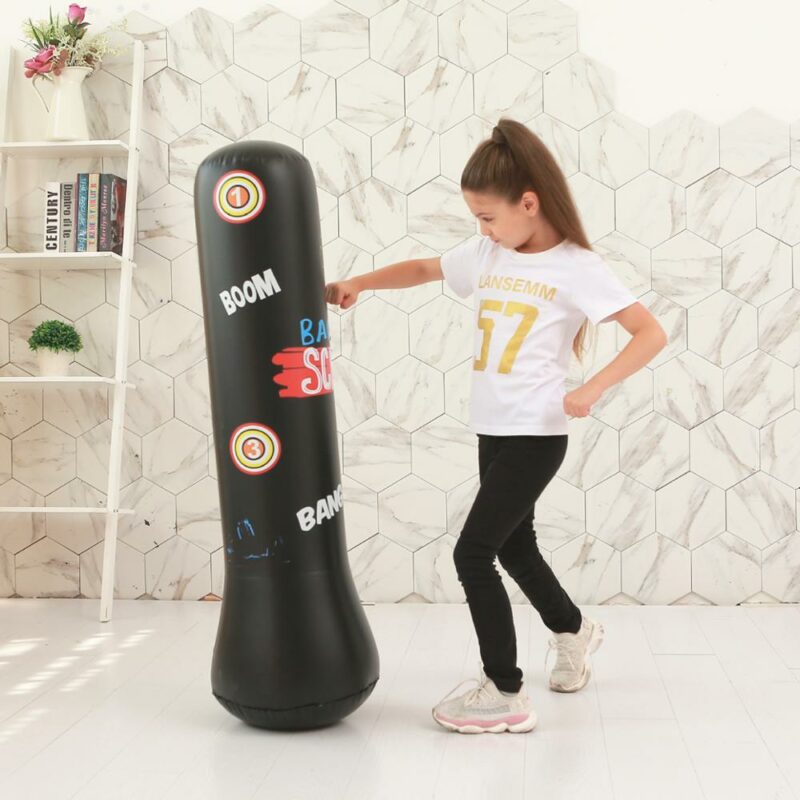 Kids Adults Inflatable Boxing Punching Bag 12m16m With Aerated Sandbag ...