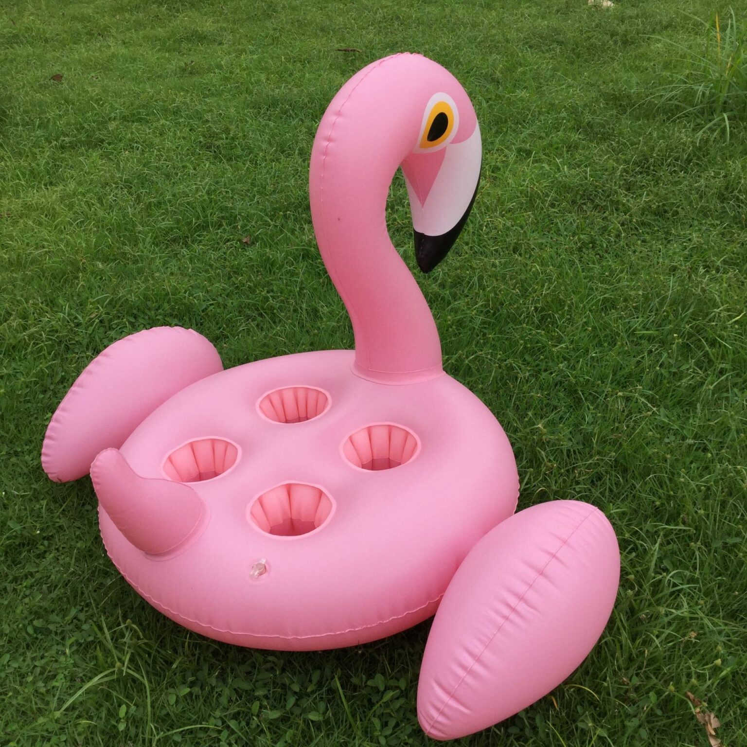 Flamingo Inflatable Pool Float With 4cup Holder Pink 70x60cm For Kids ...