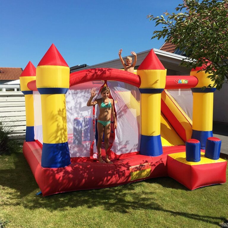 Large Outdoor Inflatable Bouncer Trampoline With Obstacle Slide Home ...