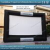 Outdoor Inflatable 76m Cinema Screen Frontrear Projection Ce Ul Blower ...