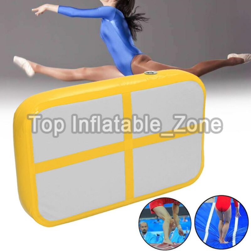 Mini Inflatable Airtrack Gym Mat With Pump For Cheerleading Training ...