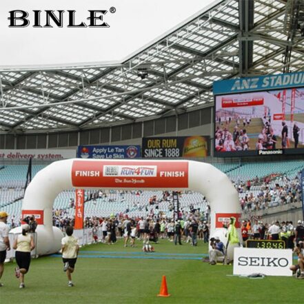 Marathon Inflatable Startfinish Line Arch With Blower For Racing Events ...