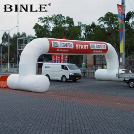 Marathon Inflatable Startfinish Line Arch With Blower For Racing Events ...