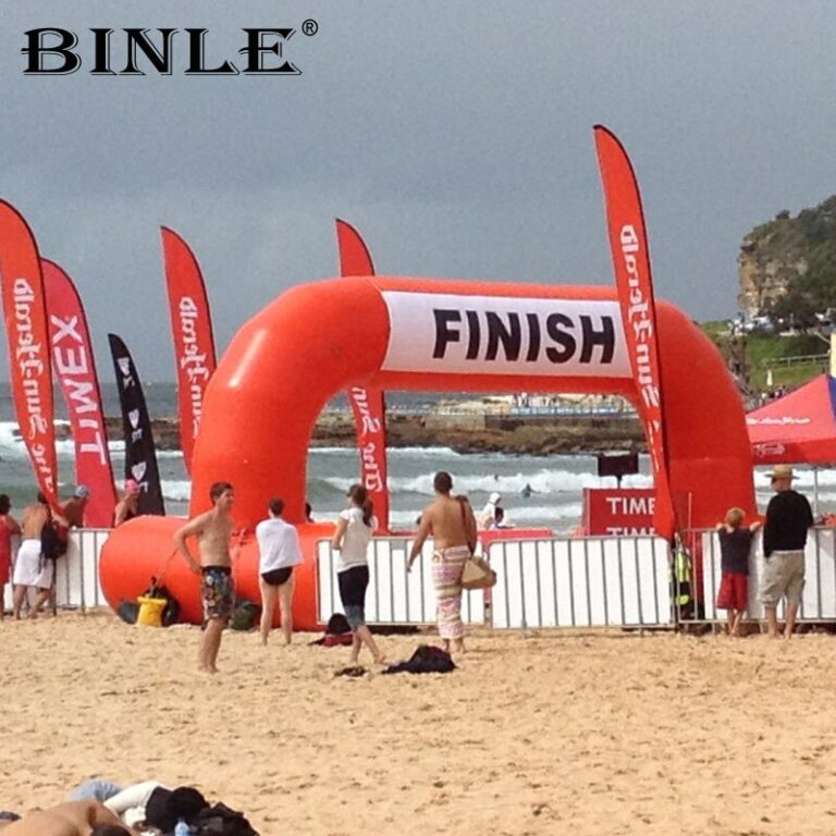 Marathon Inflatable Startfinish Line Arch With Blower For Racing Events ...