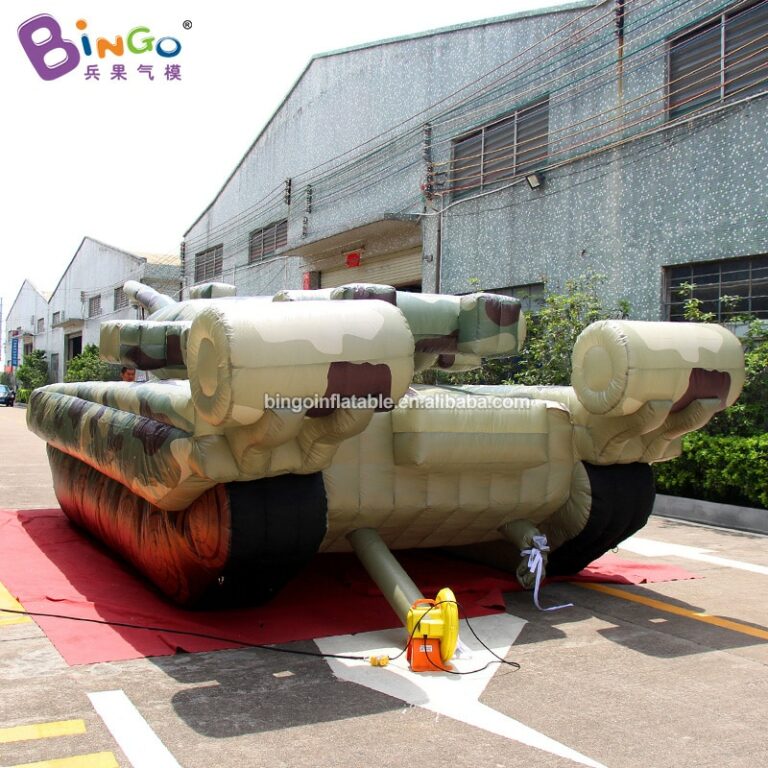 Customizable Giant 8x35x25m Inflatable Military Tank Decoy For Outdoor ...