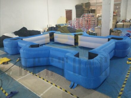 Inflatable Snookball Field Game Pool Soccer Table Billiard For Outdoor ...