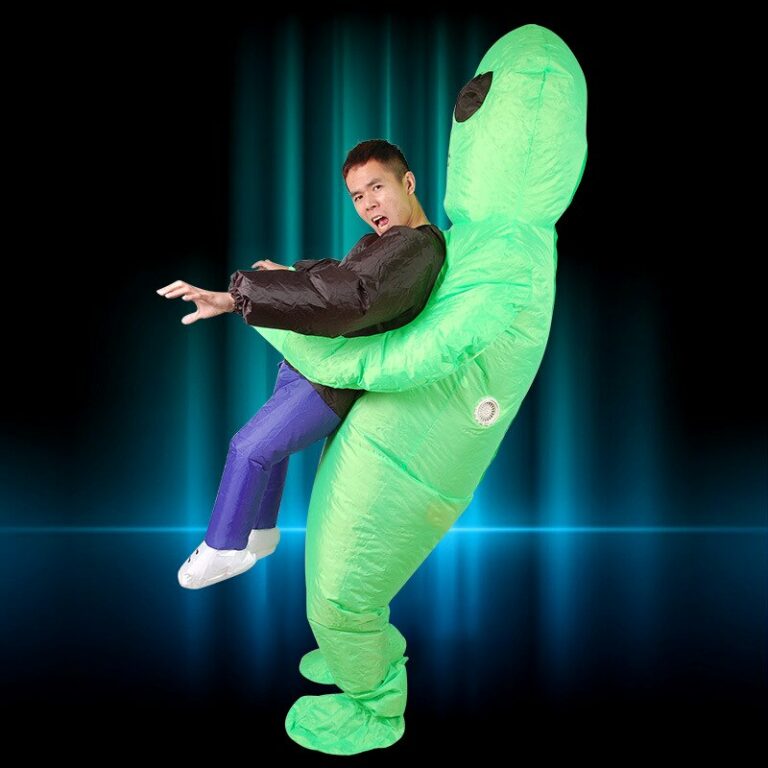 Adult Green Alien Inflatable Costume For Halloween Christmas Cosplay ...