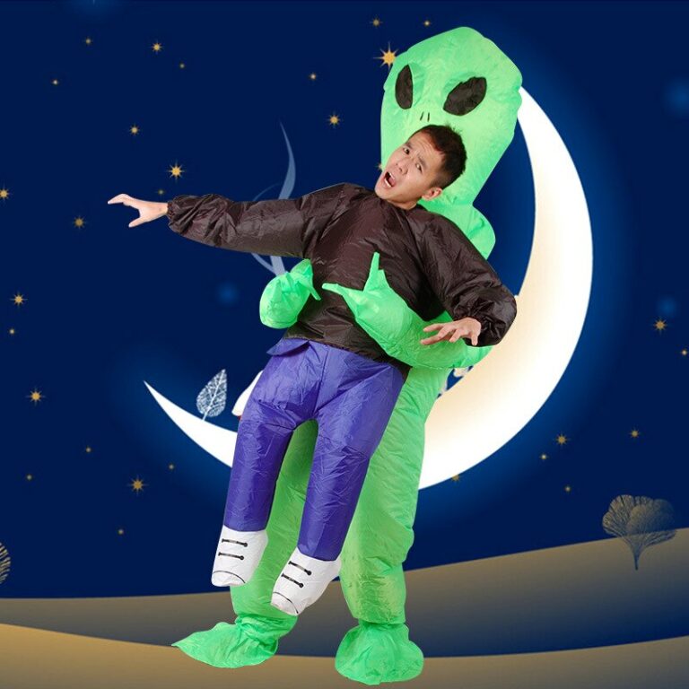 Adult Green Alien Inflatable Costume For Halloween Christmas Cosplay ...