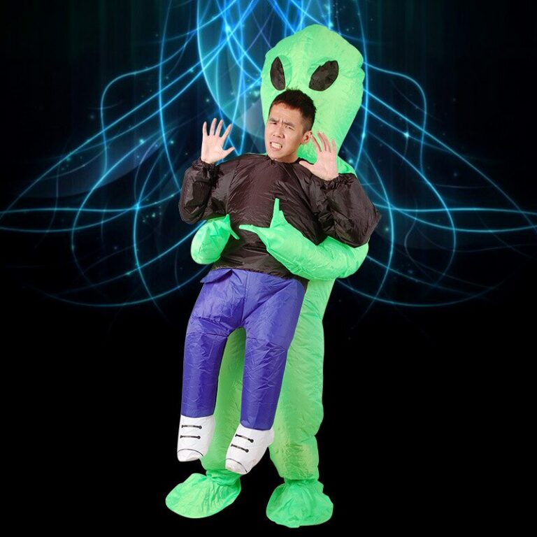 Adult Green Alien Inflatable Costume For Halloween Christmas Cosplay ...