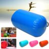 Blue 60cm Gymnastics Inflatable Air Barrel For Tumbling Exercises ...