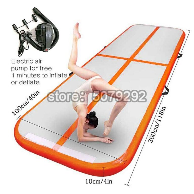 Home Use Inflatable Gymnastics Mat With Air Pump 3m - WeFlatables.com ...