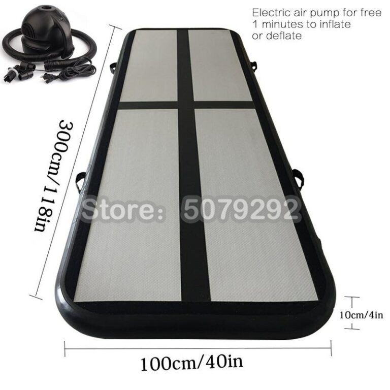 Home Use Inflatable Gymnastics Mat With Air Pump 3m - WeFlatables.com ...