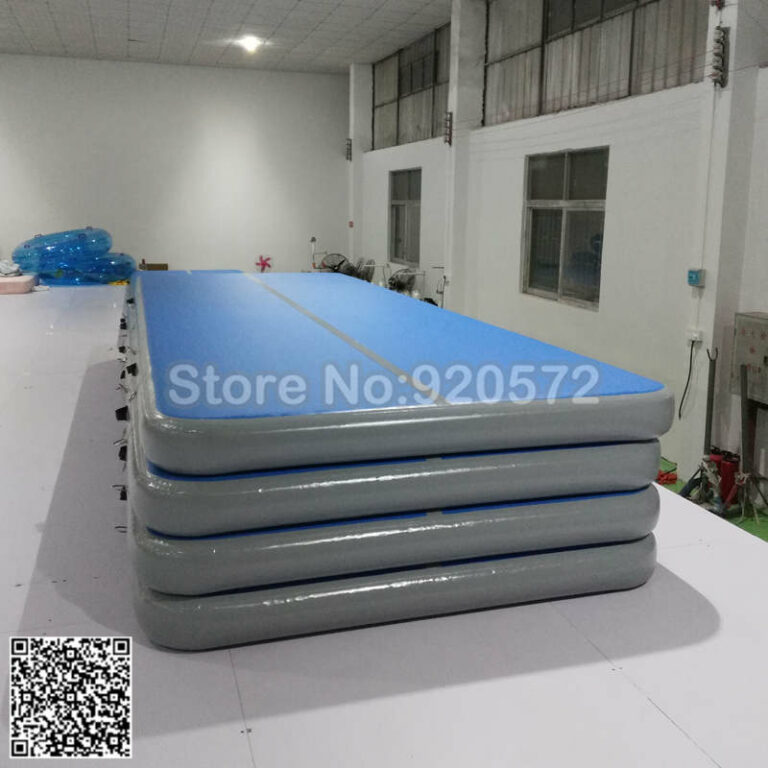 Kids Inflatable Air Track Mat 2x1x02m Gymnastics Trampoline Pad ...