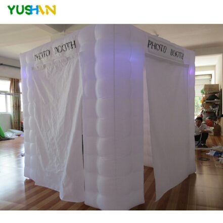 Led Inflatable Photo Booth Tent Portable Wedding Party Cabin Backdrop ...