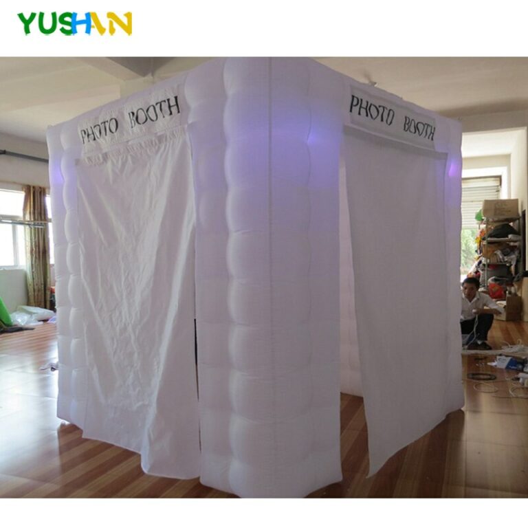 Led Inflatable Photo Booth Tent Portable Wedding Party Cabin Backdrop ...