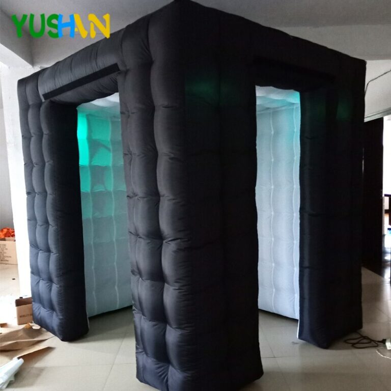 Led Inflatable Photo Booth Tent Portable Wedding Party Cabin Backdrop ...
