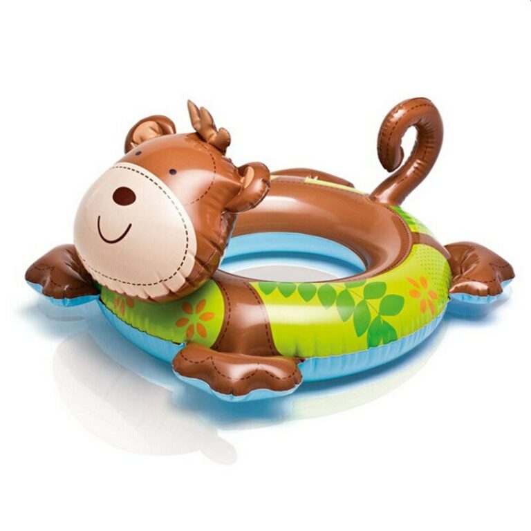 Kids Inflatable Swim Ring Christmas Summer Cartoon Animal Pool Float ...