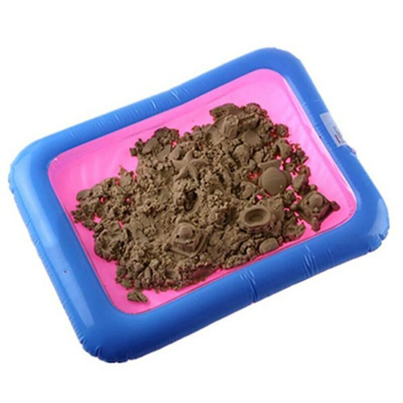 Kids Large Inflatable Sandbox Castle Indooroutdoor Play Tray Pool ...