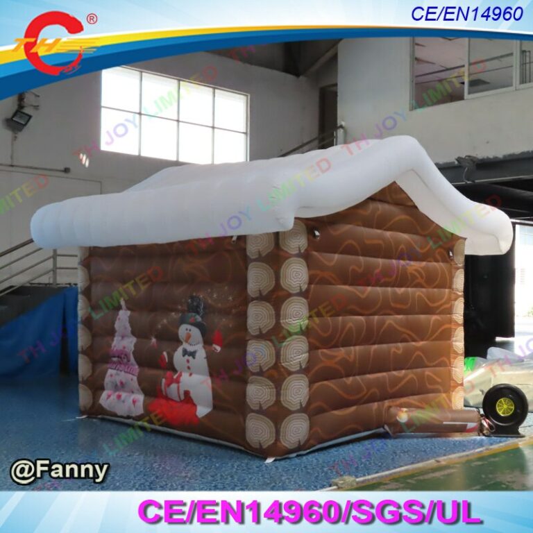 4x4m Inflatable Christmas Santas Grotto House For Gingerbread Display ...