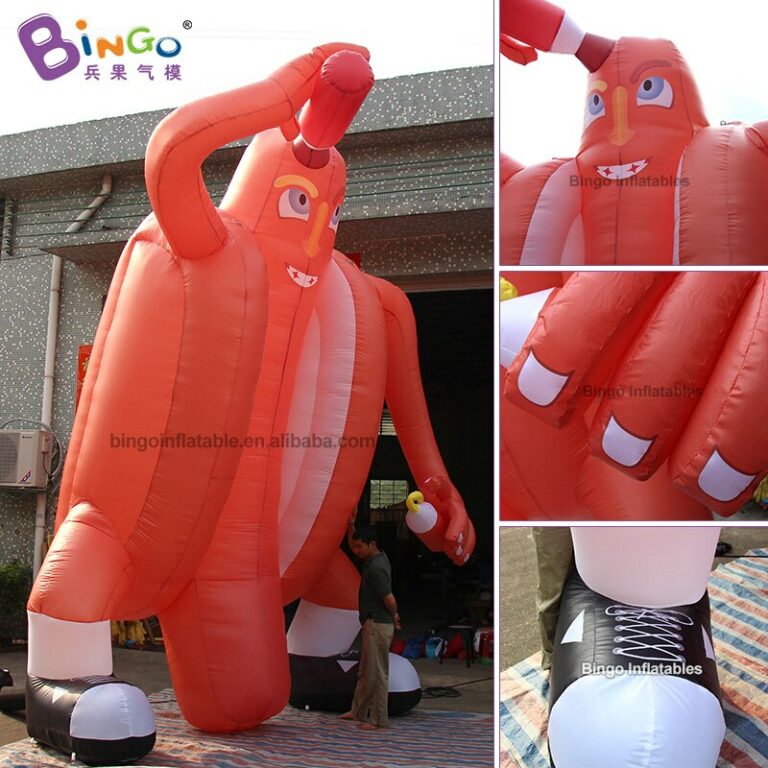 Giant 5m Inflatable Hot Dog Man Outdoor Festival Night Market ...