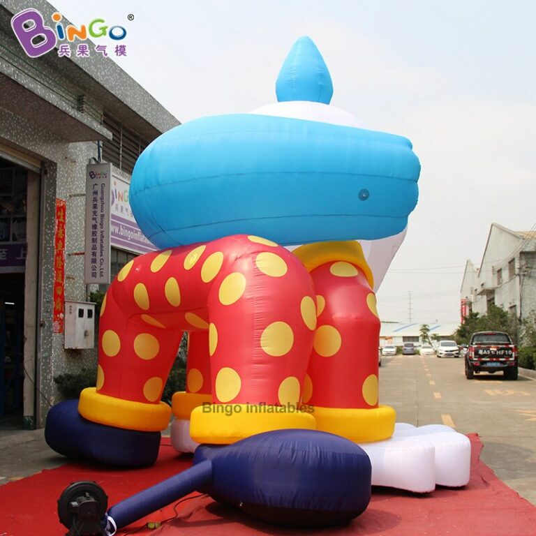 Outdoor Inflatable Cartoon Clown Display 9x33x5m Fun Activity Toy ...