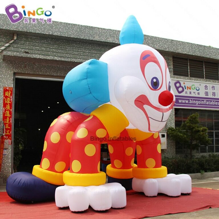 Outdoor Inflatable Cartoon Clown Display 9x33x5m Fun Activity Toy ...