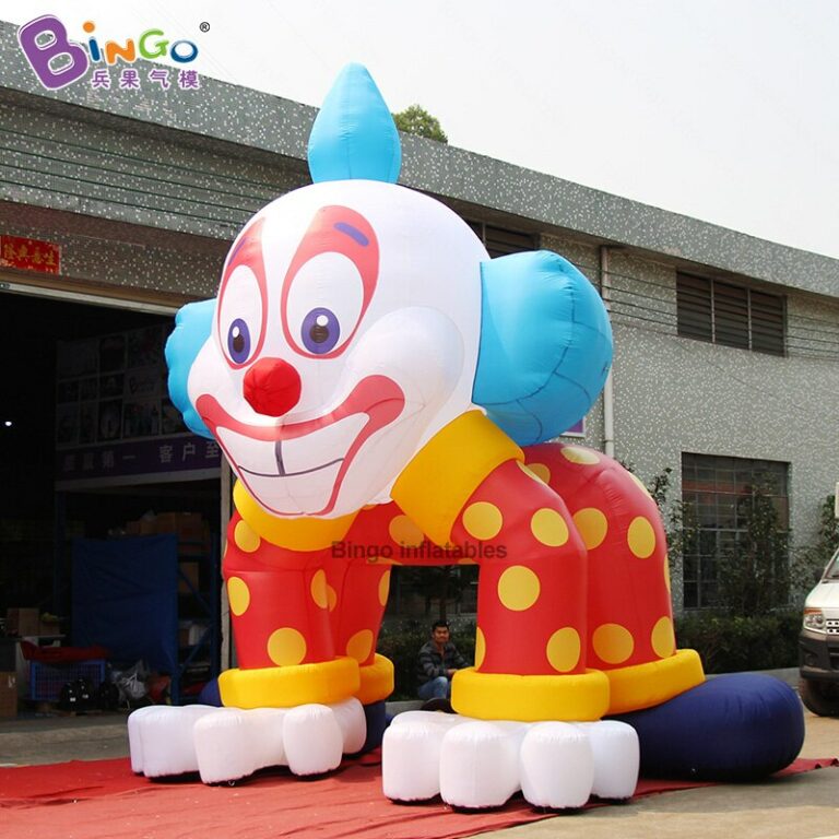 Outdoor Inflatable Cartoon Clown Display 9x33x5m Fun Activity Toy ...