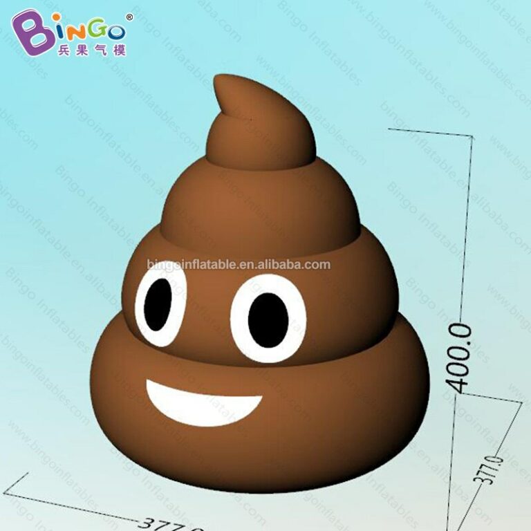 Customizable 4mh Inflatable Cartoon Poop Toy Hilarious Airfilled Stool ...