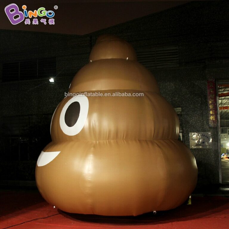 Customizable 4mh Inflatable Cartoon Poop Toy Hilarious Airfilled Stool ...