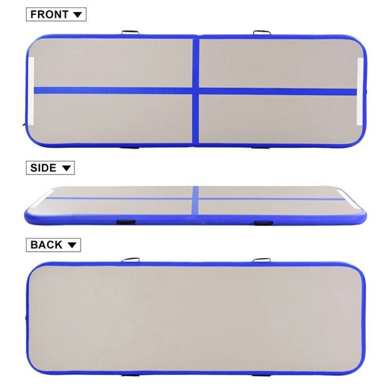 Home Gymnastics Inflatable Airtrack Mini Mat 1x06m Trampoline With ...