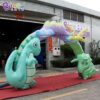 5×3 4m High Inflatable Dinosaur Archway For Theme Park Amusement Ride ...