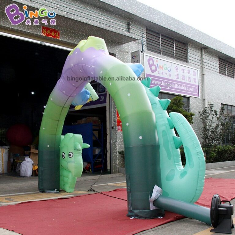 5×3 4m High Inflatable Dinosaur Archway For Theme Park Amusement Ride ...