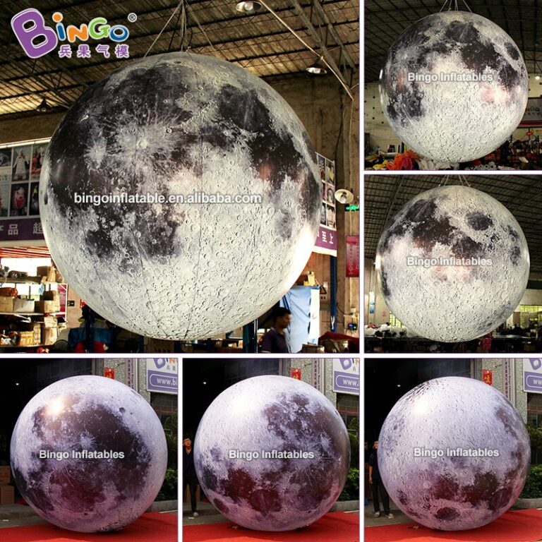 Inflatable Solar System Moon Replica Light Decor 3m Ideal For ...
