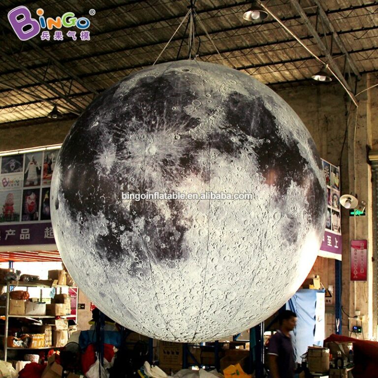 Inflatable Solar System Moon Replica Light Decor 3m Ideal For ...